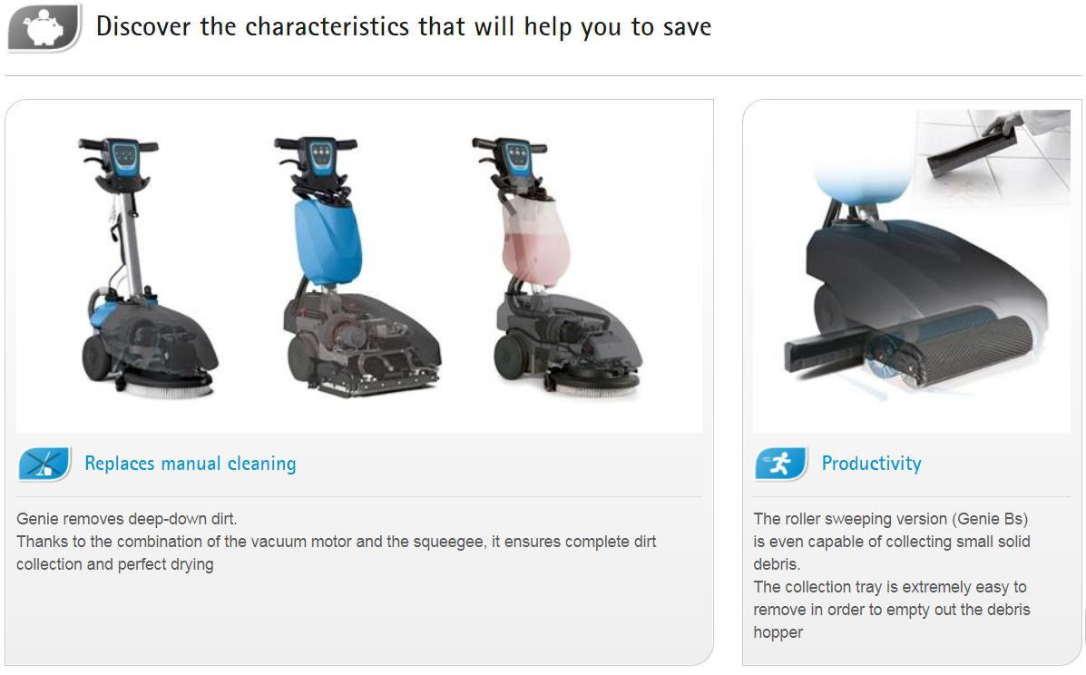 Fimap Genie B scrubber dryer - FROM £1,200 or HIRE LONG/SHORT TERMS ...